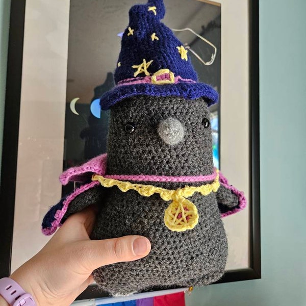 Wizard Crow, Witch Owl, Crochet PDF Pattern Bundle, Raven, Bird ...
