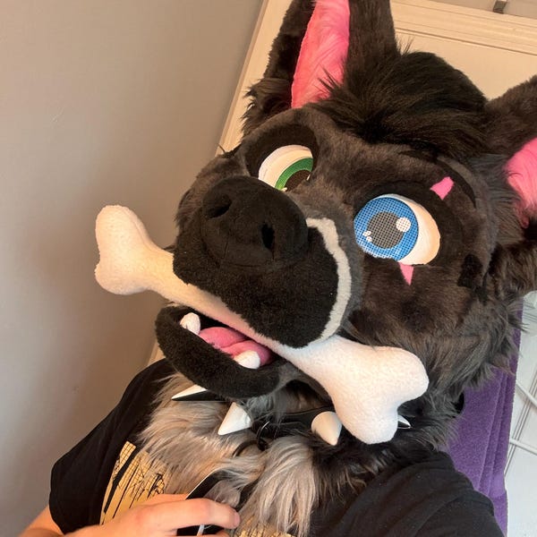 Aroace Chunky Spike Collar | Fursuit Collar | Cosplay Collar | Costume ...
