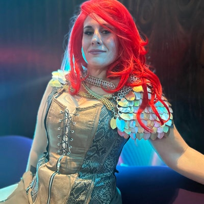 Custom Made Chain and Scale Mail Red Sonja Inspired Cosplay Armor - Etsy