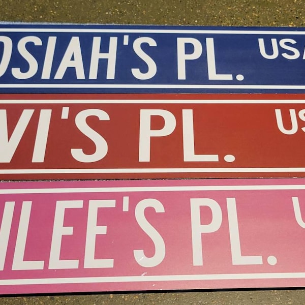 Custom Street Sign, Metal Street Sign, Custom Arrow Sign, Personalized ...