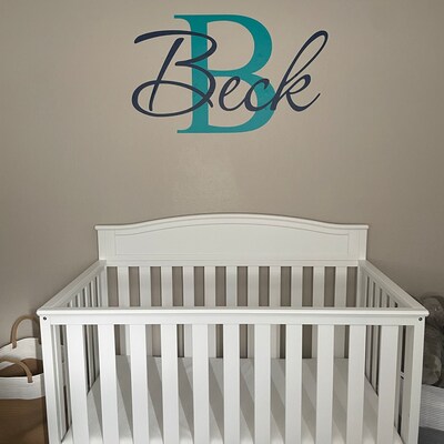 Name Wall Decal Kids Nursery. Personalized Names Wall Decal for Boys ...