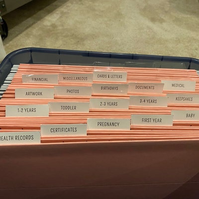 Printable Milestone Tote Labels School File Folder Labels - Etsy