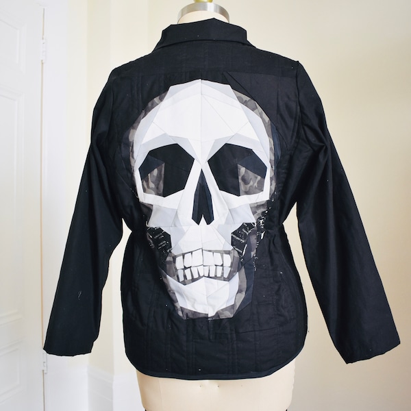 Fractured Skull Panel 16"x 20" - Foundation Paper Piecing Pattern - Etsy