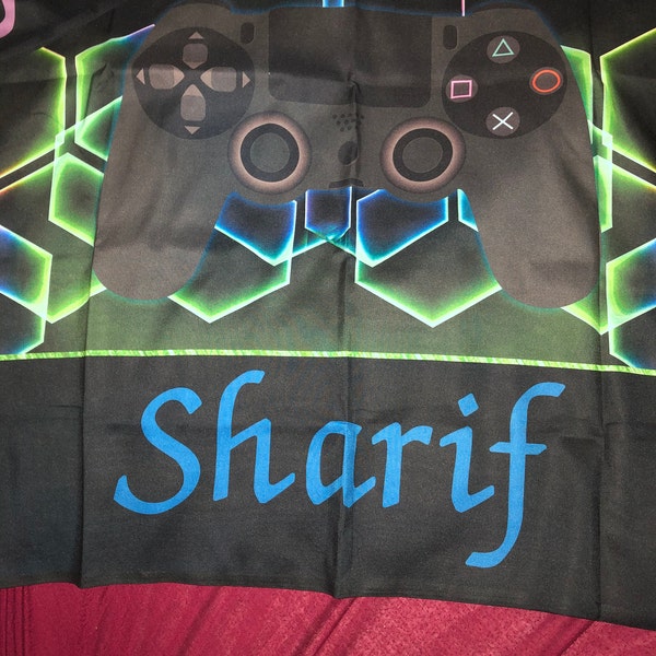 Personalized Video Game Gamer Pillowcase Custom Pillow Case Cover 20x30 ...