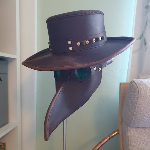 Plague Doctor Hat Pattern - Leather DIY PDF Template - Etsy