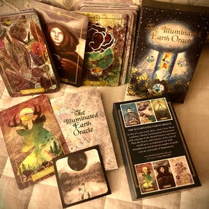 Illuminated Earth Oracle Card Deck, Oracle Deck, Oracle Cards, Tarot ...