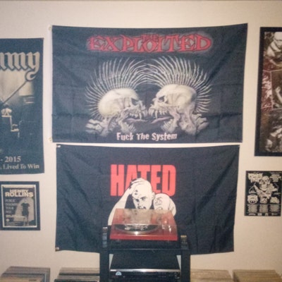 Anarchy Anarchist 5 Flag Banner 3x5ft - Etsy