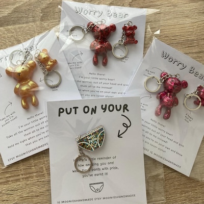 Lucky Duck Keychain, Lucky Keyring, Gifts for New Job, Good Luck ...