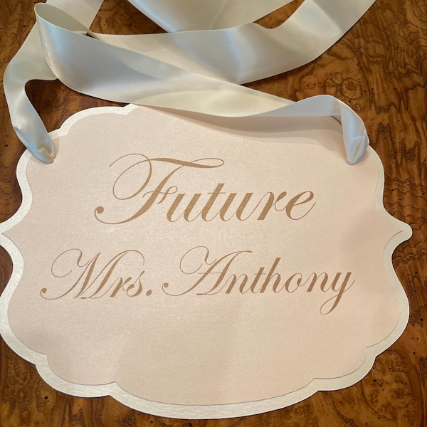 Future Mrs Sign,wedding Shower Sign, Mrs to Be Sign, Bridal Shower ...
