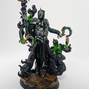 Necromancer Miniature 3 Poses 28mm Scale Tabletop Gaming Dnd Miniature ...
