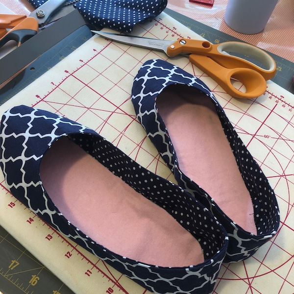 Women's Sewing Pattern for Outdoor Soft Soled or Hard Soled Shoes ...