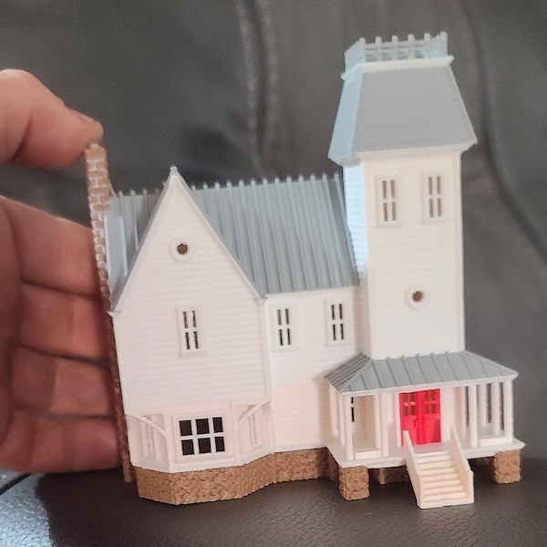 Miniature Ferry/train Station Building + Clock Tower HO (1/87) Scale ...