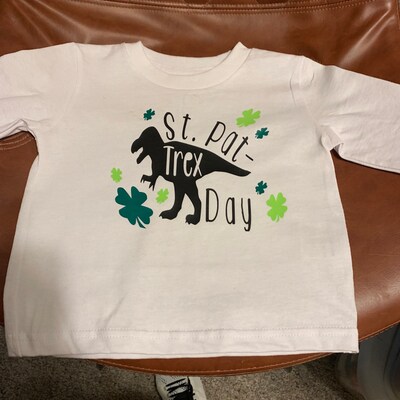St Patricks Kids Svg, Dinosaur St Patricks Day Shirt, Dinosaur St ...