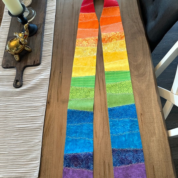 Green Pieced Stole, Ordinary Time Liturgical Stole - Etsy