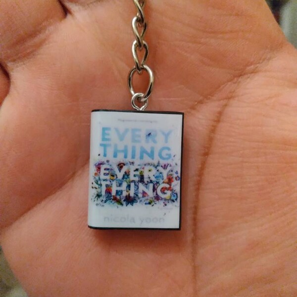 CUSTOM BOOK KEYCHAIN Personalized Gift for Book Lovers Personalized ...