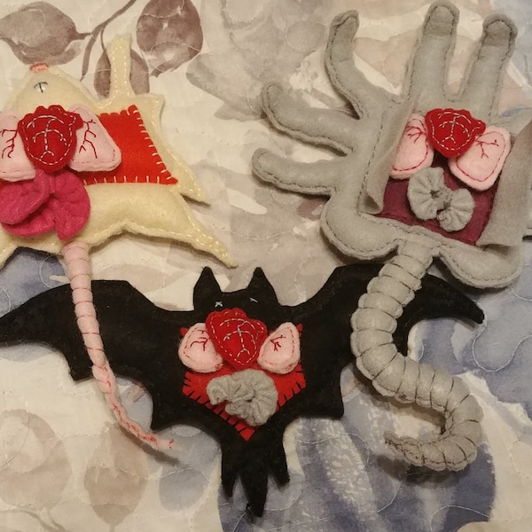 Facehugger - Felt Anatomy - Biology, Aliens, Nostromo, Chest Burster ...