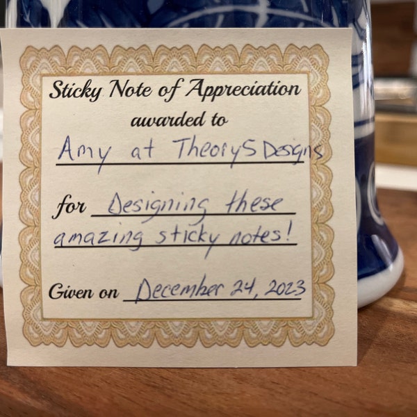 Custom Sticky Notes Business Logo Personalize // Stick Paper, Office ...