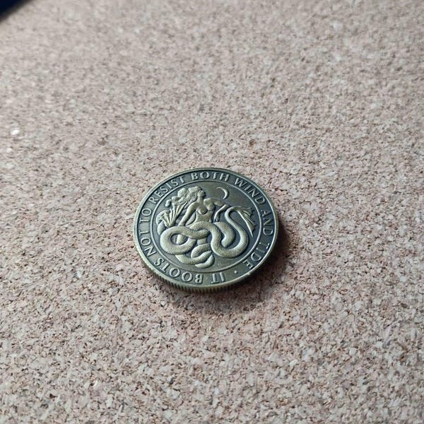 Coin of Curses - Dnd / RPG 5e DM Roleplay Coin for Tabletop / LARP - Etsy