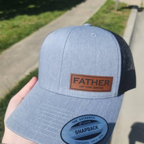 Custom Father of the Bride Hat, Wedding Party Hats, Groom Hat, Bridal ...