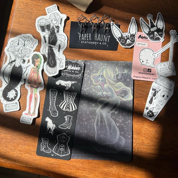 Pink Coffin Vampire Reusable Sticker Book - Etsy