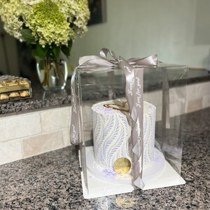 6 Sets Cake Flower Christmas Gift Boxes With Clear Mini Cake - Etsy