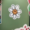 Mini Daisy Smiley Face Sticker, Mini Sticker, Smiley Face Sticker ...