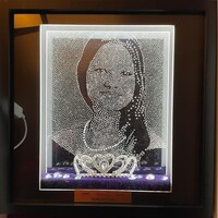 Engraved Solid Brass Plate Picture Frame Art Label Name Tag 2 X 3/4 ...