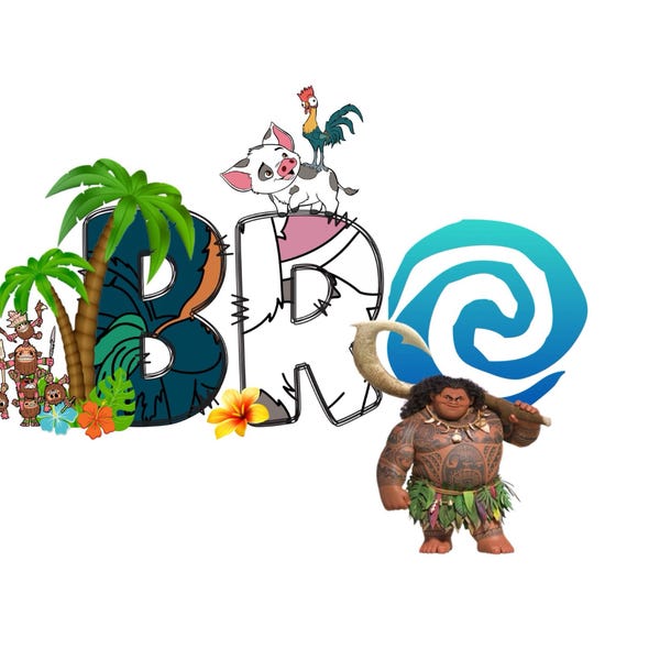 Moana Mom Dad PNG File, Custom Name Moana Digital Download, Custom ...