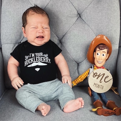 I'm Your Huckleberry Baby One Piece Bodysuit Toddler T-shirt Country ...