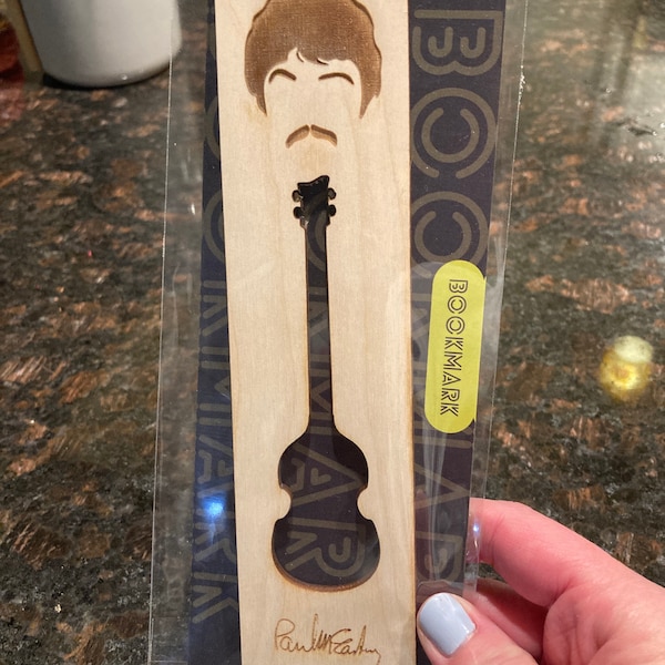 The Beatles Bookmark Set: Engraved Birch Wood, Personalized Tassel - Etsy