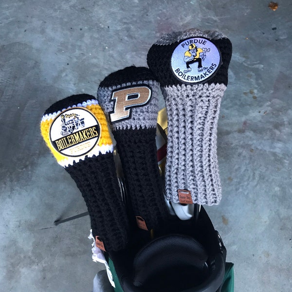 Golf Club Cover, Knit Golf Club Cover, Driver Head Covers, Fairway ...