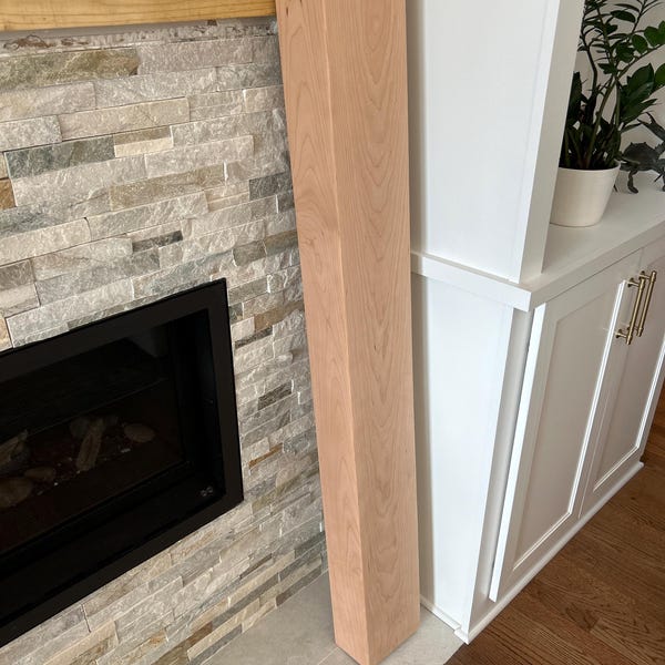 Hickory / Pecan Wood Mantel, Mantle, Floating Shelf - Etsy