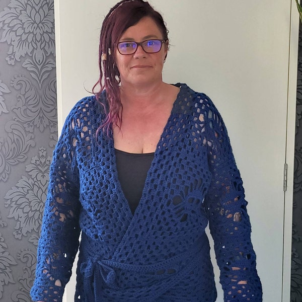 CROCHET PATTERN Friday the Thirteenth Skull Cardigan / Spooky Cardigan ...