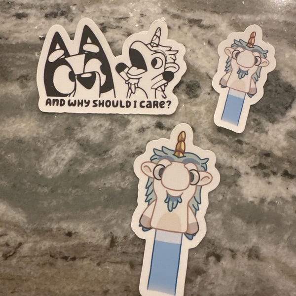 Bluey Sticker Bluey Hugging Polly Puppy - Etsy Canada