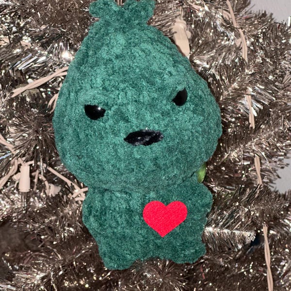 CROCHET PATTERN - Meanie Greenie | No Sew | Amigurumi | Crochet Plushie ...