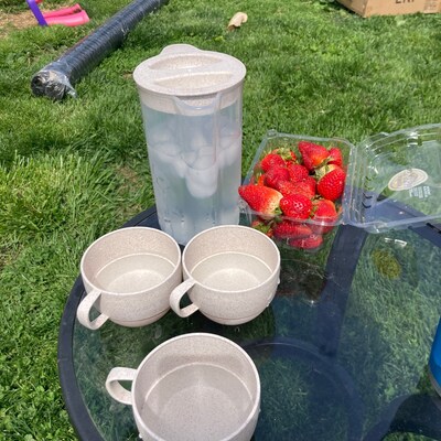 Recycled Reversible Waterproof RV Rug 9 X 12 Black and Tan Doeskin ...