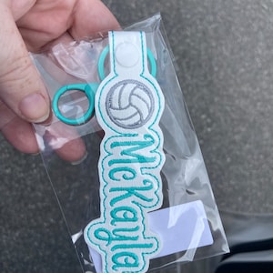 Custom Volleyball Keychain, Volleyball Team Gifts, Personalized ...