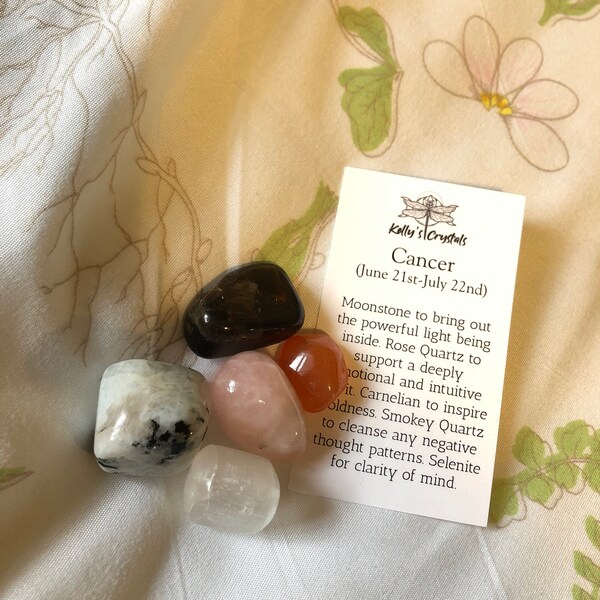 Cancer Crystal Set - Etsy