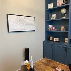 Inspirational signs The Man in the Arena sign home decor | Etsy