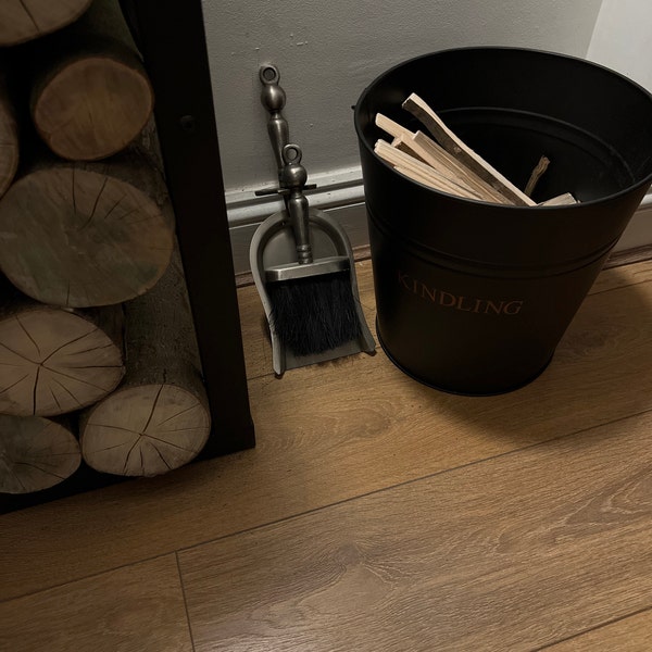 Hearth Tidy / Ash Pan and Brush Set / Hearth Set/ Fire Tidy / Fireplace ...