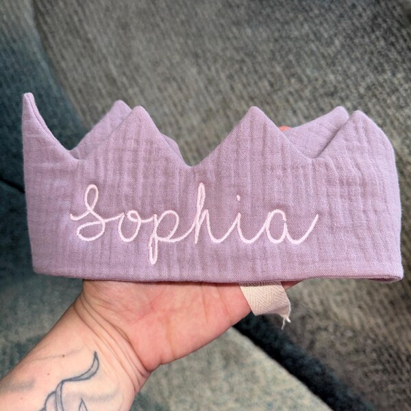 Personalized Name Birthday Crown, Boy's Birthday, Baby Blue Birthday ...