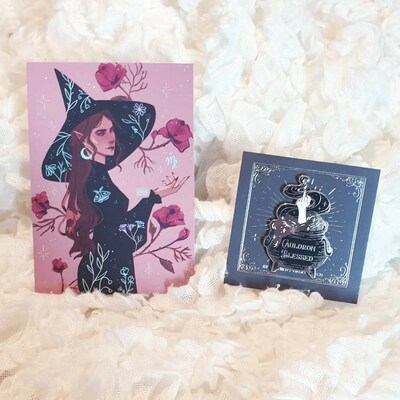 Cauldron Blessed Nesta ACOTAR Enamel Pin - Etsy