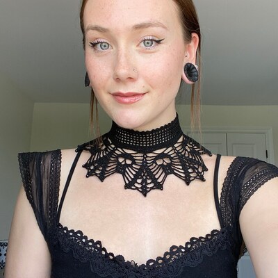 CROCHET PATTERN Gothic Crochet Crop Top Valentine's Day - Etsy