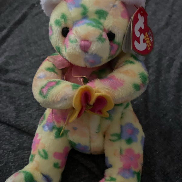 TY Beanie Baby - SAM the Bear (blue Version) (9 Inch) - Etsy