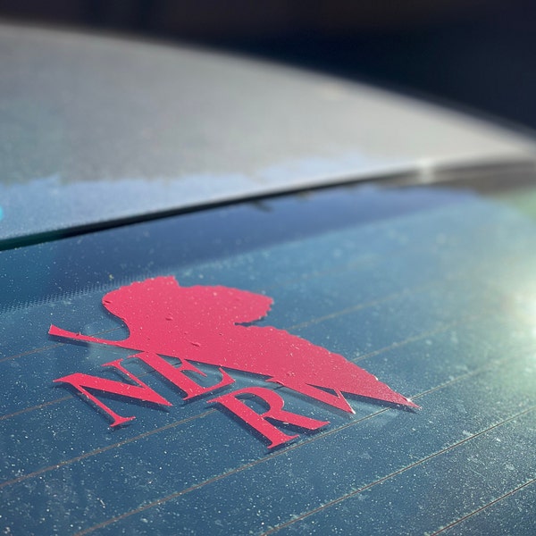 Neon Genesis Evangelion Nerv Anime Vinyl Decal, Car Accessory, Laptop ...