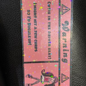 Carebears Cute Car Warning Sticker Super Kawaii,car Accessory,car Visor ...