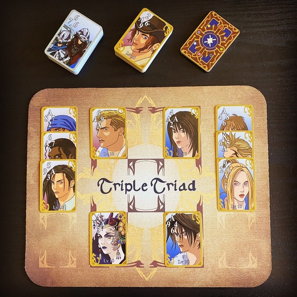 Triple Triad Mini Cards - FREE SHIPPING WORLDWIDE!!! - Etsy