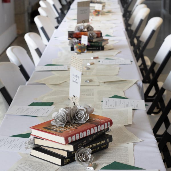 Literary Wedding Table Runner||book Themed Occasion||classic Novel ...