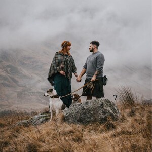 Weathered Hunting Fraser Tartan Outlandish Shawl FREE | Etsy