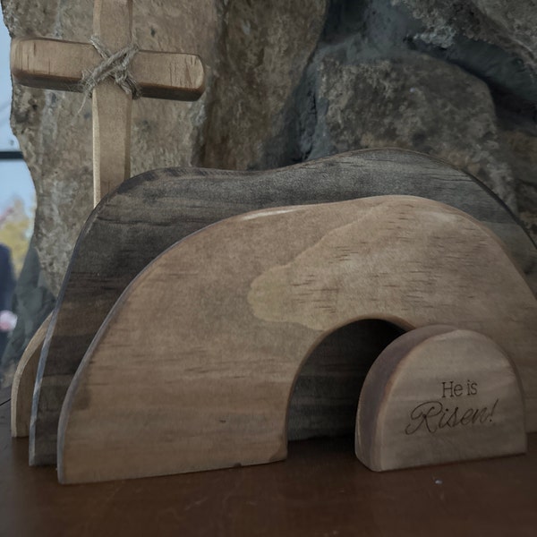 Empty Tomb Display / Empty Tomb Easter Decor Easter Creche Resurrection ...